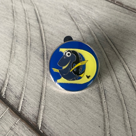 Disney | Other | Disney Pin Dory Letter Pin D | Poshmark